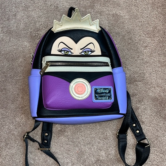 Loungefly | Bags | Loungeflydisney Evil Queen Faux Leather Mini ...